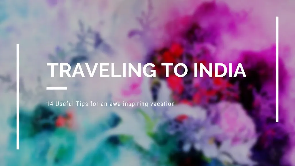 14 Exciting and Useful Tips for Going to India for the First Time